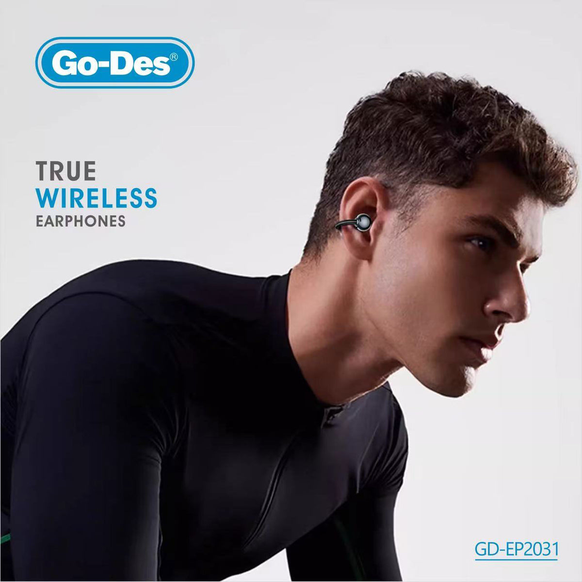 Go-Des Wireless Ear Clip Bluetooth 5.3 Headphones ENC Noise Cancelling ...