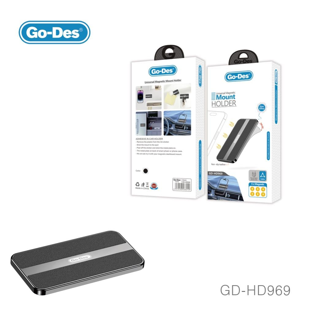 Go-Des Universal Magnetic Car Phone Holder Stand Mini Multifunctional ...