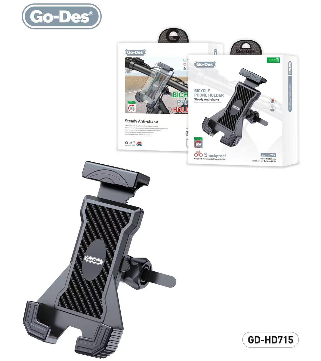 Go-Des Electric tricycles phone holder motorcycle phone holder electri ...